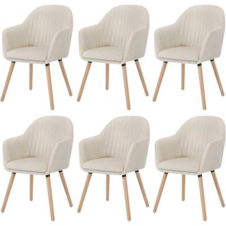 Woltu Woltu - Lot de 4 Chaises de salle &agrave; manger en velours Chaise pour cuisine, salon, caf&eacute;, Pieds en bois massif, Gris Fonc&eacute;