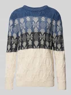 Ragman Strickpullover mit Label-Detail