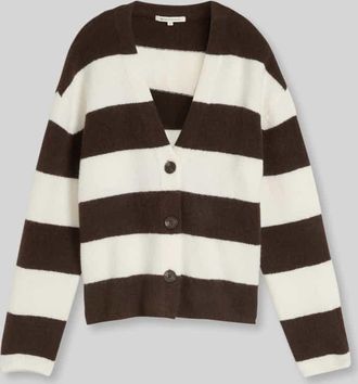 Tom Tailor Denim Regular Fit Cardigan mit V-Ausschnitt