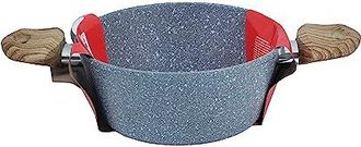 Pratesi INDUKTIONSKASSEROLLE 2/M Madame GRAU cm.20, 18/8 Edelstahl, Multicolor, one Size