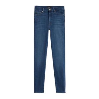 7 For All Mankind Femme, Jeans, Bleu, Taille: W25 High Waist Skinny