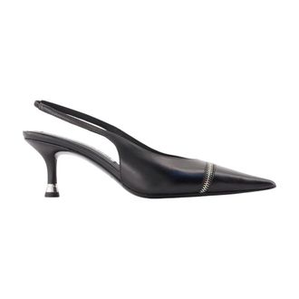 Alexander Wang Akilita Slingback Pumps mit Rei&szlig;verschluss - - Shoes - Damen - Schwarzk - 36 EU