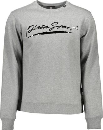 Plein Sport Homme, Sweatshirts et sweats &agrave; capuche, Gris, Taille: XL SweaT-shirt sans fermeture &eacute;clair
