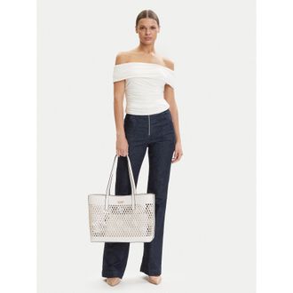 Guess Handtasche Guess Letty HWPG99 11240 Wei&szlig;