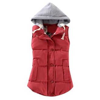 Generic Gilet Fourrure Sans Manche Lapin Simili Imperm&eacute;able Grosse Cintr&eacute; Maternit&eacute; Paillette Canard M&eacute;tallis&eacute;e &Eacute;vas&eacute; Outdoor Indienne Renard Mort Impermeable