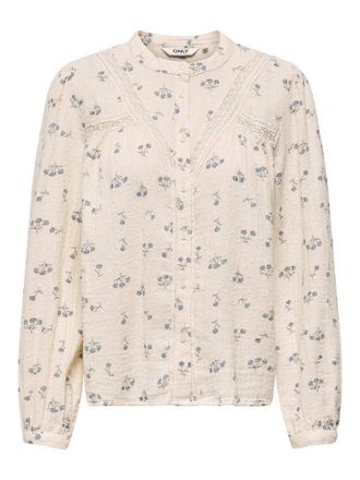 Only Druckbluse ONLLARI L/S FLOWER SHIRT NOOS WVN