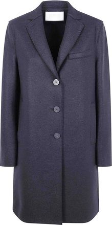 Harris Wharf London Manteau Au Genou - Noir