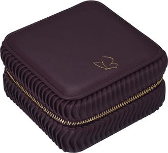 Glanzst&uuml;cke M&uuml;nchen Halskette - Reiset&auml;schchen - Gr. unisize - in Bordeaux - f&uuml;r Damen