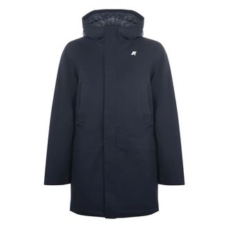K-Way Veste Jarno Twill Marmotta - Homme - Manteaux - Bleu - Taille: S