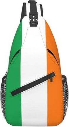 Generic Irlande Drapeau Irlandais Sac &Agrave; Bandouli&egrave;re Antivol Pochette Epaule Multifonctionnel Sacoche Bandouliere Pour Homme Femme Randonn&eacute;e