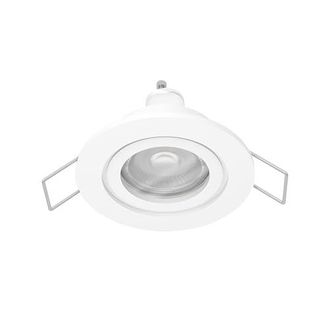 Eglo LED Einbaustrahler Barranco, Deckenspot Badezimmer, Deckenstrahler aus Kunststoff in Wei&szlig;, Badlampe neutralwei&szlig;, inkl. GU10 Leuchtmittel, IP44