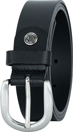 Lindenmann Lederg&uuml;rtel Damen 30 mm Vollrind schwarz, Farbe/Color:schwarz, Size US/EU:Bundweite 100 cm Gesamtl&auml;nge 115 cm W 39.4 XL