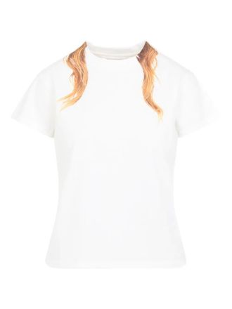 Maison Margiela t-shirt &agrave; col rond - Blanc