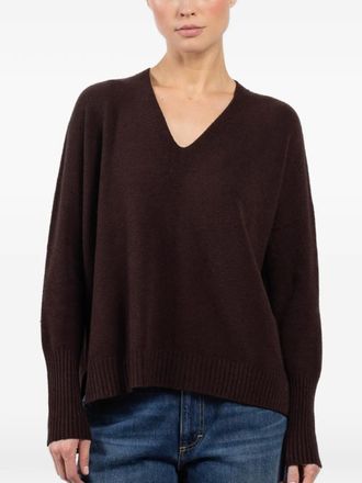 Kontatto V-neck sweater - Braun