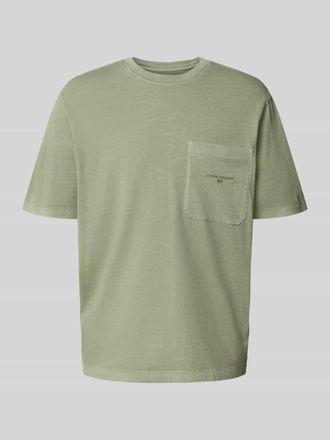 A|X Armani Exchange Relaxed Fit T-Shirt aus reiner Baumwolle mit Brusttasche