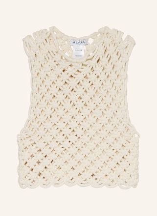 Alaia Ala&iuml;a Cropped-Top weiss