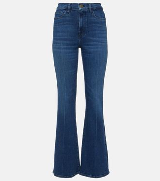 Frame Denim Jean Le Easy Flare à taille haute