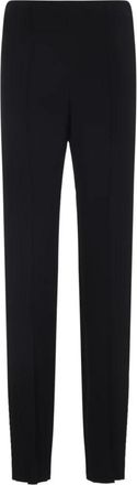 Giorgio Armani Gerade geschnittene Hose aus Viskose-Cady - - Trousers - Damen - Schwarzk - 2XL