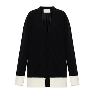 Ami Woll-Strickjacke - - Knitwear - Damen - Schwarzk - S