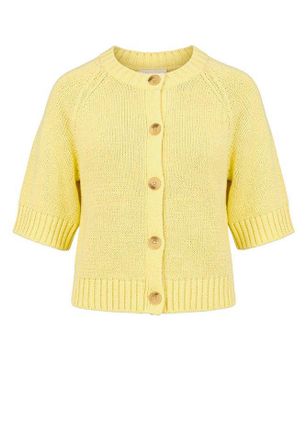 bianca Strickjacke RONA in sommerlichem B&auml;ndchengarn und Trendfarbe