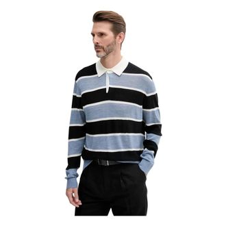 A|X Armani Exchange Pullover mit Stehkragen aus Wolle - - Knitwear - Herren - Blau - L