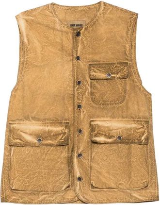 Uma Wang Gilet avec rabat et poche boutonn&eacute;e