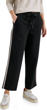 Street One Straight Leg Strukturhose Black 40