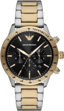 Emporio Armani Homme, Accessoires, Gris, Taille: ONE Size Montre Chronographe Mario