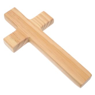 OSALADI Holz Wandkreuz 20cm Katholisches Kreuz als Wandbehang f&uuml;r Wohnzimmer Eingangsbereich Spirituelle Wanddekoration und Festliche Geschenkidee