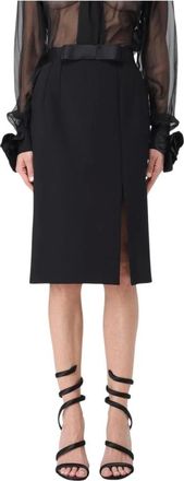 Dolce & Gabbana Femme, Jupes, Noir, Taille: 36 FR Jupe Crayon avec Fente
