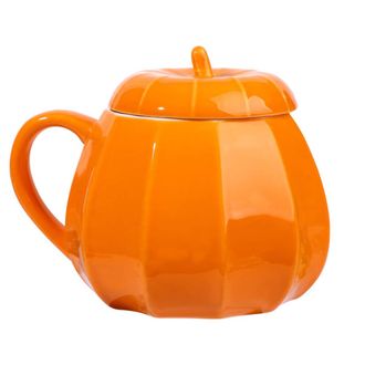 Cabilock Halloween Kaffeetassen K&uuml;rbis Keramik Milchbecher: S&uuml;&szlig;e K&uuml;rbisbecher aus Keramik Tasse K&uuml;rbs Pumpkin Tasse Herbst Tasse K&uuml;rbs f&uuml;r Home Office das Dank
