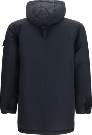 Stone Island Padded Hood Down Jacket - Black
