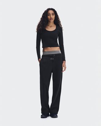 On All-Day Ribbed Long-T