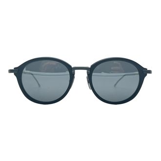 Thom Browne Runde Sonnenbrille - - Accessories - Herren - Schwarzk - 46 MM