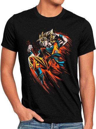style3 T-Shirt Super Sayajin Attack super dragonball z gt songoku breakers daima