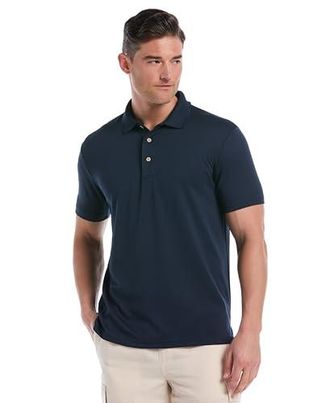 Cubavera Polo pour homme - Bleu - Small