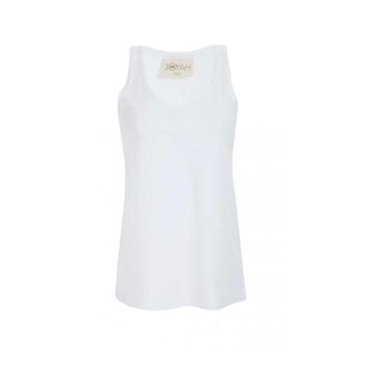 Joya Femme, Tops, Blanc, Taille: 38 FR Débardeur éthique en bambou - Blanc