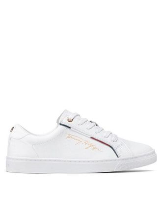 Tommy Hilfiger Sneakers Signature Sneaker FW0FW06322 Wei&szlig;