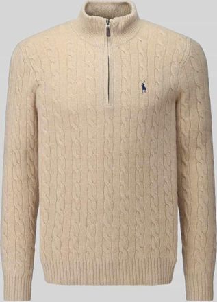 Polo Ralph Lauren Regular Fit Troyer aus Woll-Kaschmir-Mix