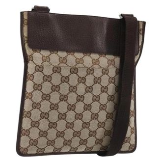 Gucci Pre-owned Vintage GG Canvas Schultertasche - - Pre-owned - Damen - Braun - ONE SIZE