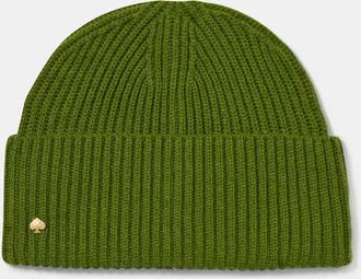 Kate Spade New York Kate Spade Stripe-Cuff-Beanie f&uuml;r Frauen in Fiji Green Lic