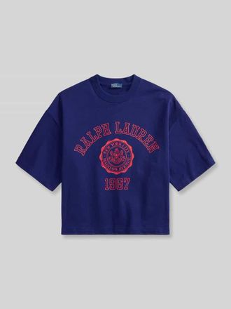 Polo Ralph Lauren Boxy Fit T-Shirt aus reiner Baumwolle