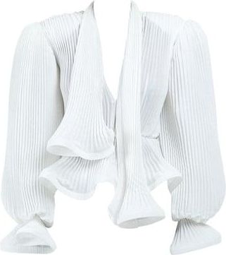 Rowen Rose Top pliss&eacute; &agrave; manches longues