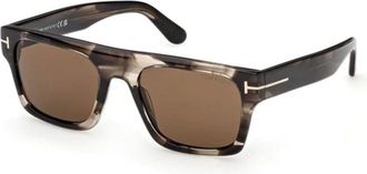 Tom Ford Homme, Accessoires, Brun, Taille: 53 MM Cyrus-02 Lunettes de soleil
