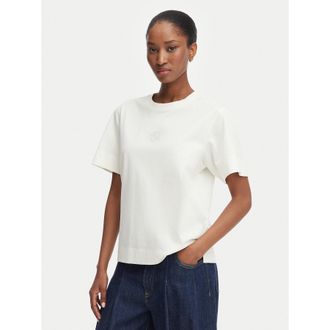HUGO BOSS T-Shirt Elpha 50567045 Creme Regular Fit
