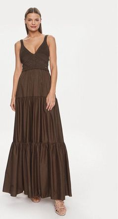 Liu Jo Sommerkleid MA4070 MA23A Braun Regular Fit