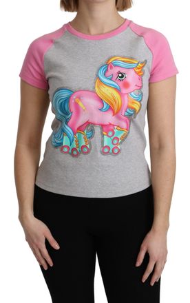 Moschino Mein Kleines Pony Rollschuh T-Shirt Tsh5088