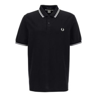 Comme Des Gar&ccedil;ons Bedrucktes Poloshirt - - Tops - Herren - Schwarzk - XL