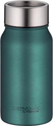 Thermocafé by Thermos TC DRINKING MUG moss green mat 0,35l, Thermobecher Edelstahl, Isolierbecher, Kaffeebecher to Go Thermo, auslaufsicher, 8h heiß & 16h kalt, spülmaschin