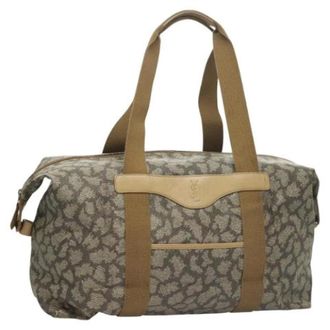 Saint Laurent Pre-owned Cuir sacs-main - Femme - Pre-owned - Gris - Taille: ONE Size